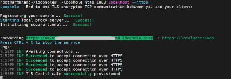 使用loophole发布网站以及自定义域名 - 老E的博客