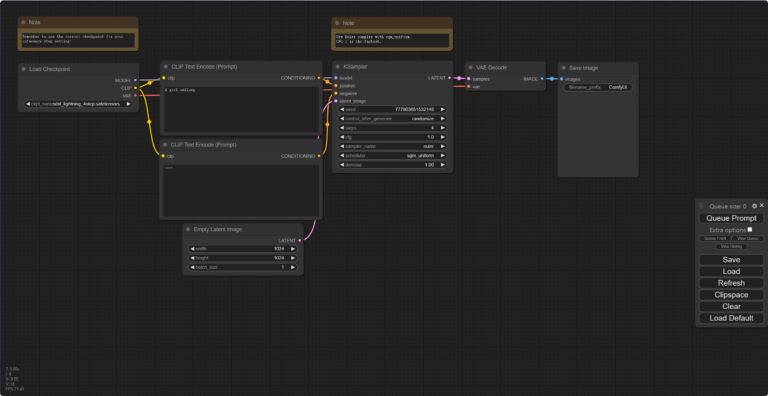 ComfyUI平台下应用字节SDXL-Lightning 模型 - 老E的博客